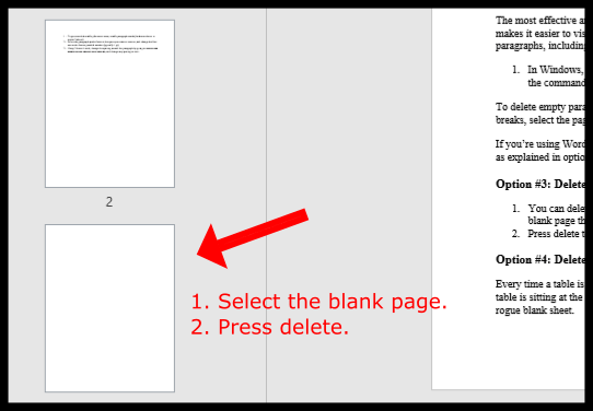 Comment Supprimer Une Page Ou Un Espace Blanc De Word Toptips fr