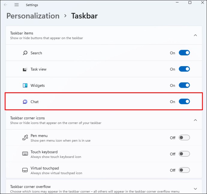 So Entfernen Sie Den Chat Aus Der Taskleiste In Windows 11 1techpc de